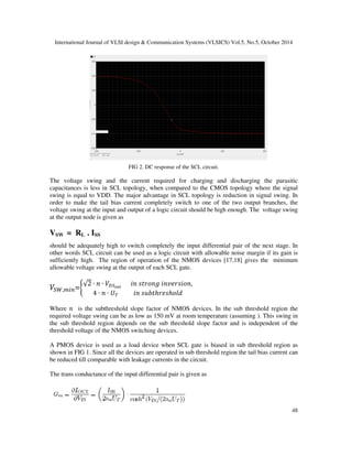 A Sub Threshold Source Coupled Logic Based Design of Low Power CMOS Analog Multiplexer | PDF ...