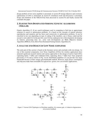 Optimization of Cmos 0.18 µM Low Noise Amplifier Using Nsga-Ii for UWB Applications | PDF