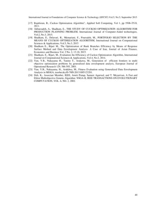 A HYBRID COA/ε-CONSTRAINT METHOD FOR SOLVING MULTI-OBJECTIVE PROBLEMS | PDF