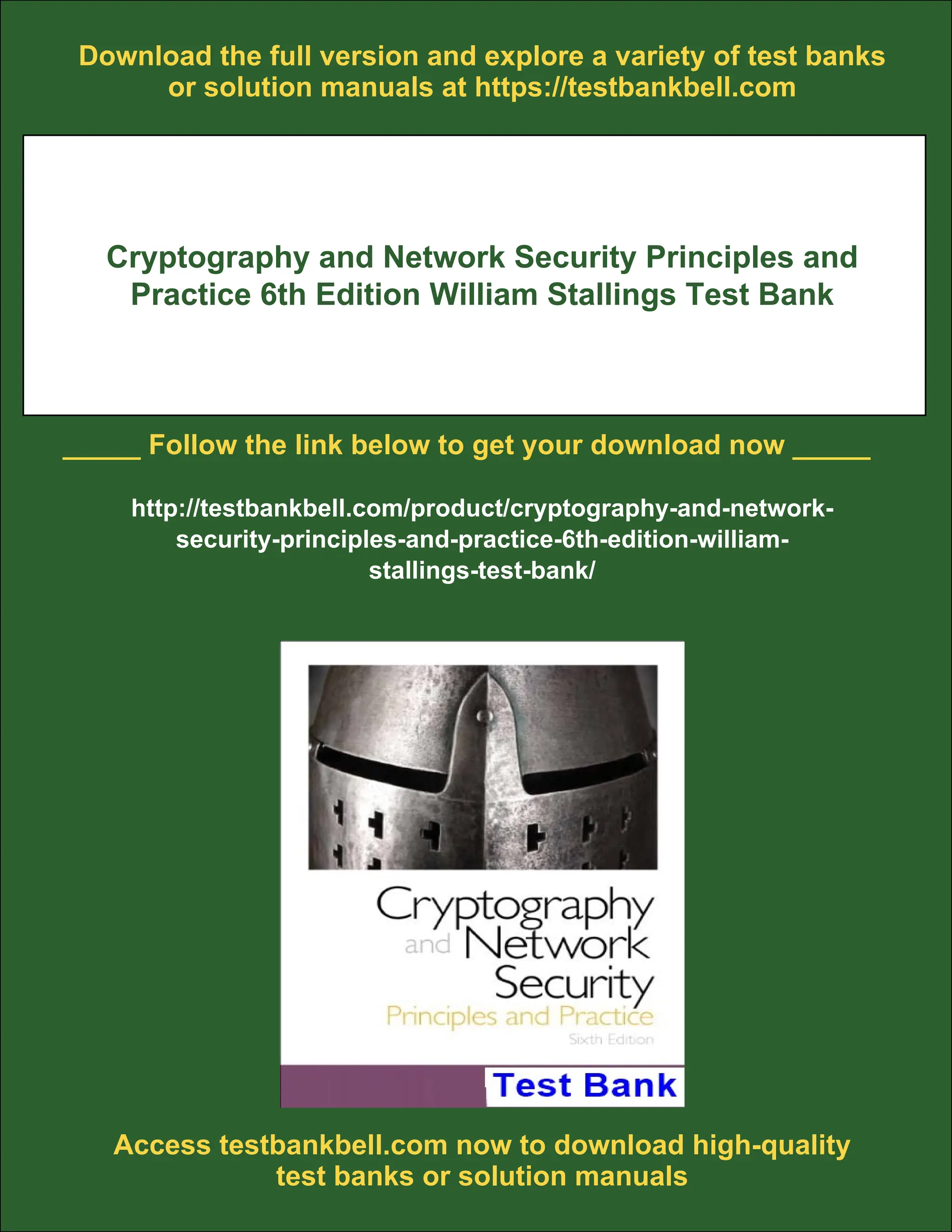 Cryptography and Network Security Principles and Practice 6th Edition ...