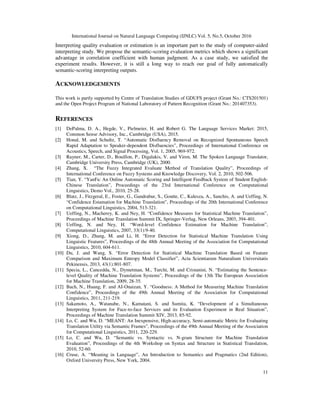 SEMI-AUTOMATIC SIMULTANEOUS INTERPRETING QUALITY EVALUATION | PDF | Computer Software and ...