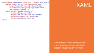 Somthing You Must Know About XAML | PPT