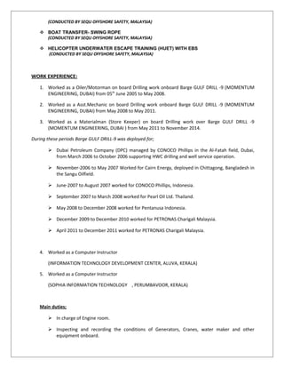 Resume - Ajish George | DOC