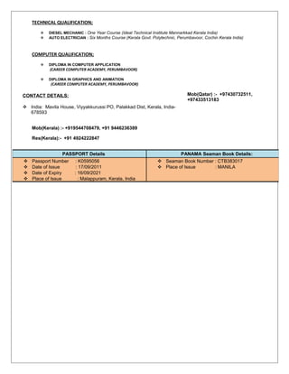Resume - Ajish George | DOC