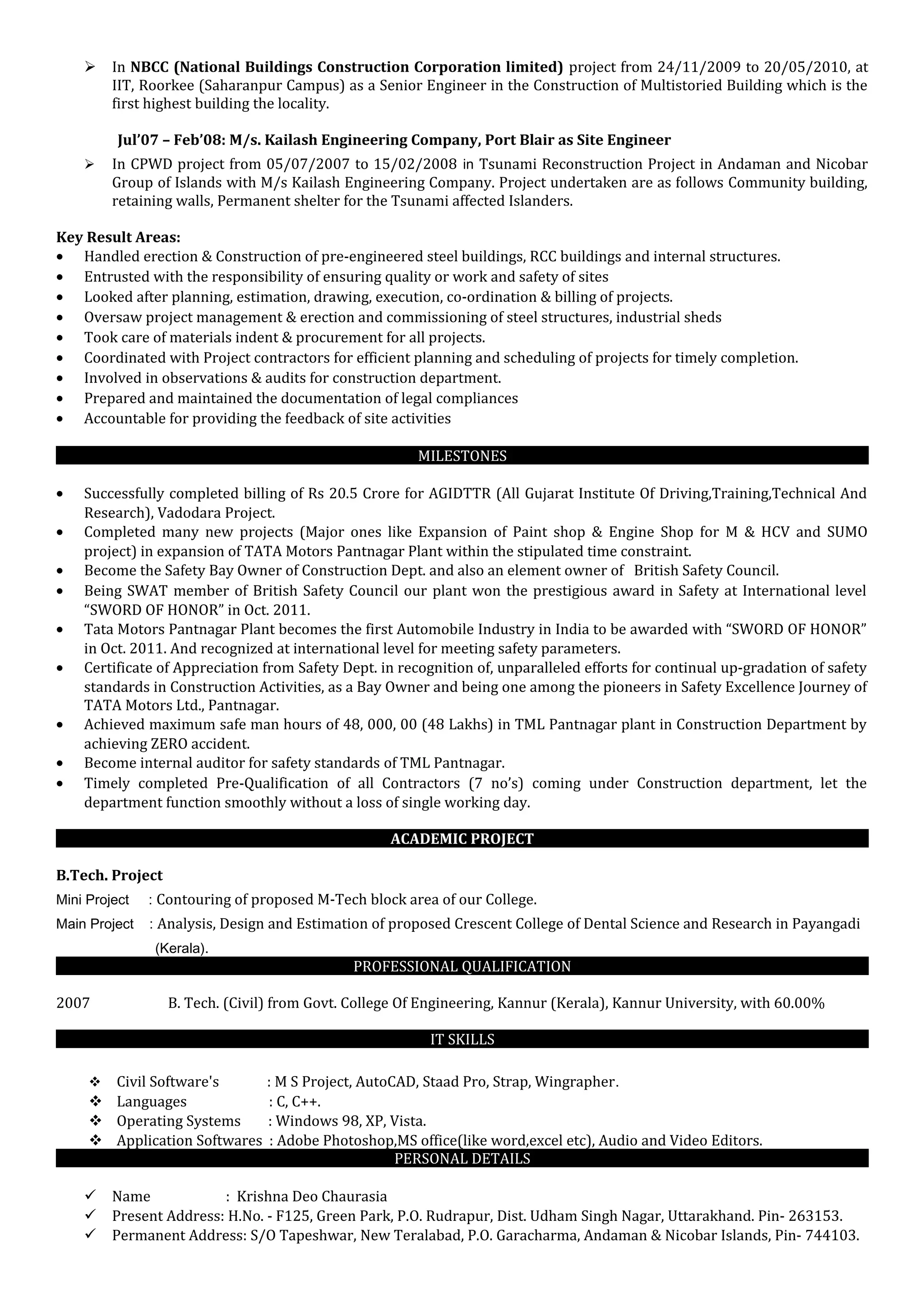 Krishna Updated Resume | PDF