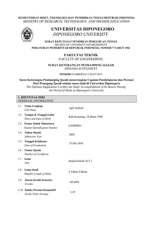 SKPI Agil Andrian Revisi | PDF