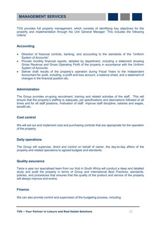 TVG Group Profile | PDF