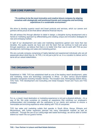 TVG Group Profile | PDF