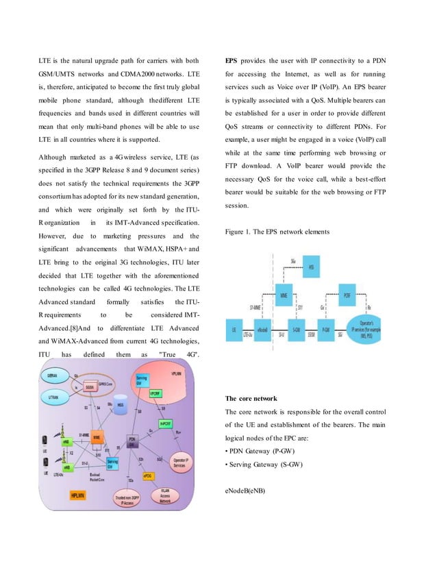 A survey on LTE Architecture | DOCX