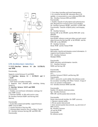 A survey on LTE Architecture | DOCX