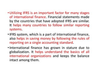 Introduction to International Finance - Dr. J. Mexon | PPT