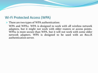 WLAN SECURITY BY SAIKIRAN PANJALA | PPT