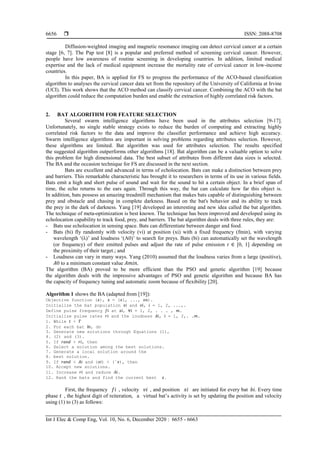 Hybrid bat-ant colony optimization algorithm for rule-based feature selection in health care | PDF