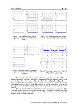 Nonlinear Robust Control for Spacecraft Attitude | PDF