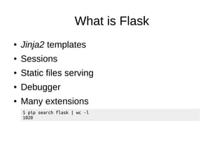 Kyiv.py #17 Flask talk | PPT