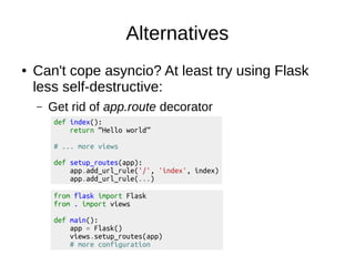 Kyiv.py #17 Flask talk | PPT