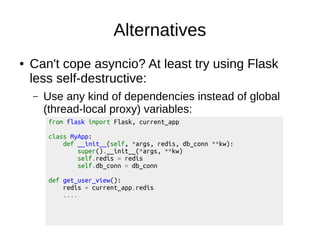 Kyiv.py #17 Flask talk | PPT