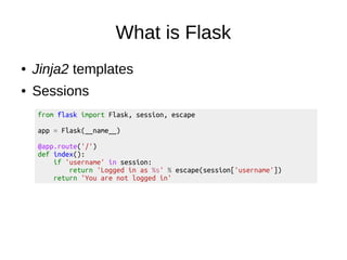 Kyiv.py #17 Flask talk | PPT