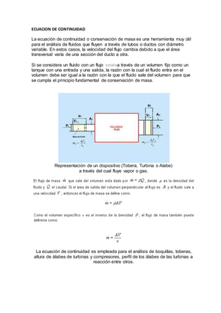 55221707 ecuacion-de-continuidad | DOCX