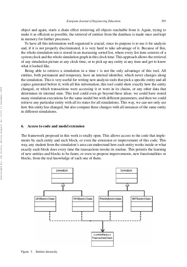 Simulation Framework For Teaching In Modeling And Simulation Areas
