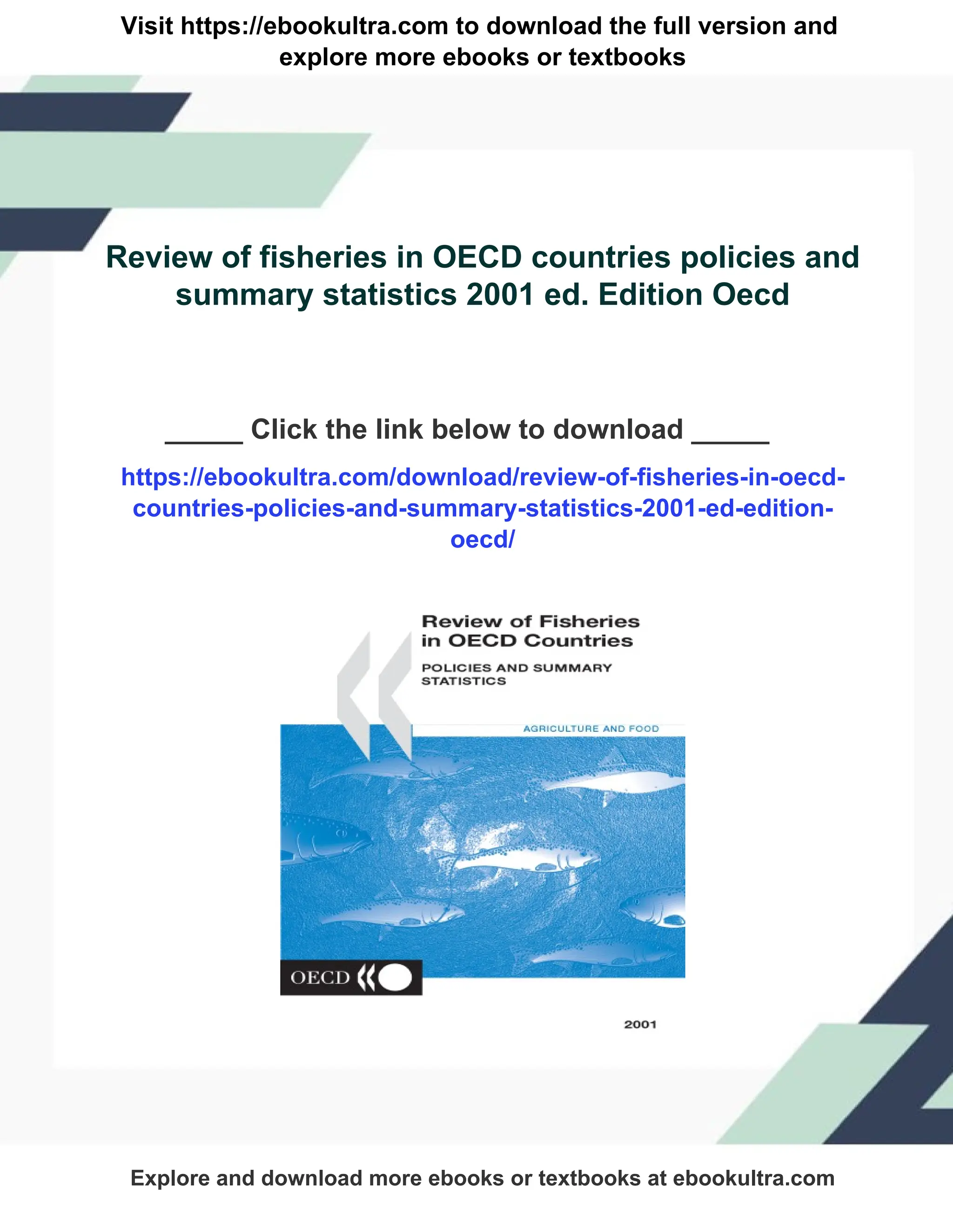 Review of fisheries in OECD countries policies and summary statistics ...