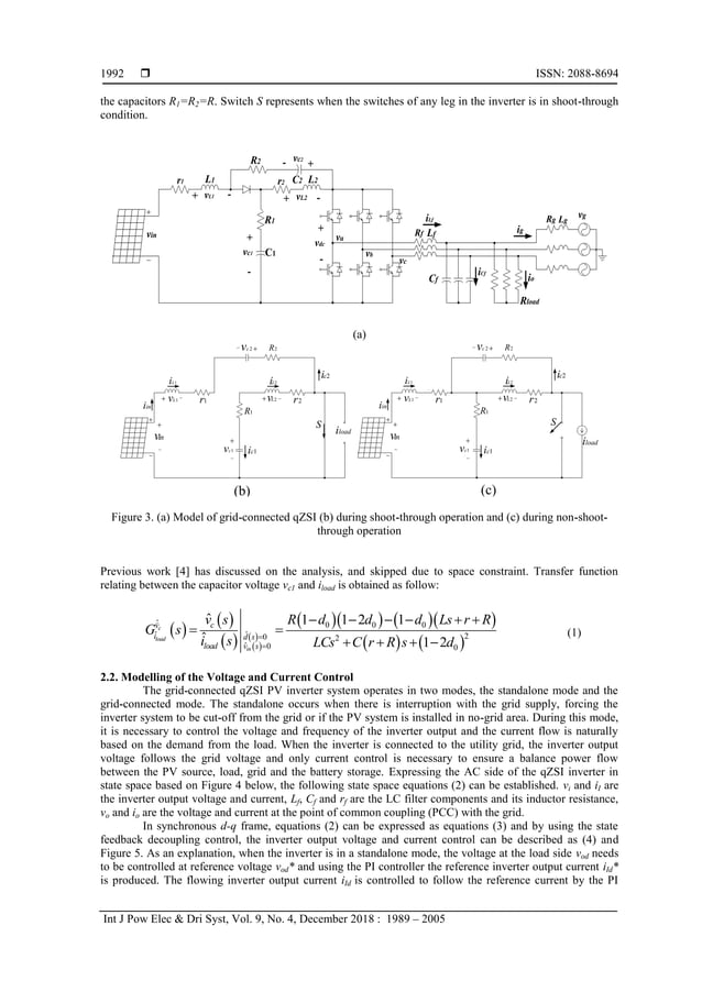 Design and Development of Grid-connected Quasi-Z-Source PV Inverter | PDF