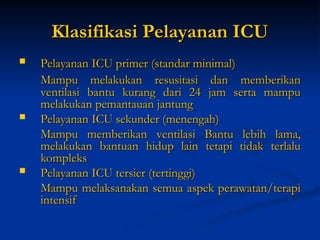 intensive care unit dalam keperawatan ina | PPT