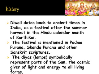 Celebrating diwali at a school in India | PPTX