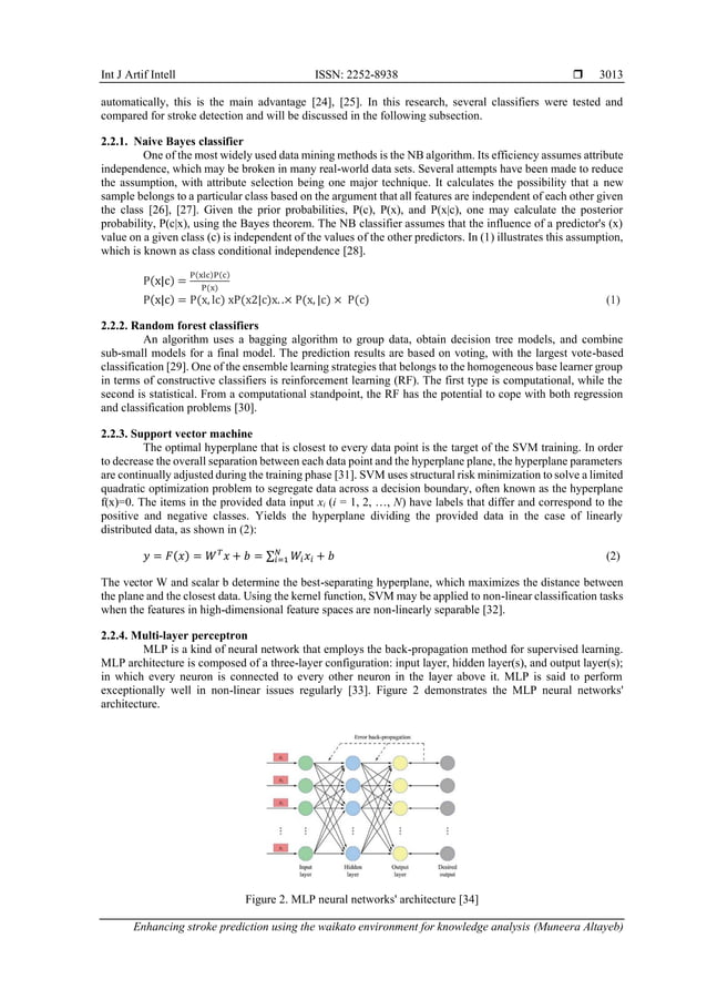 Enhancing stroke prediction using the waikato environment for knowledge analysis | PDF
