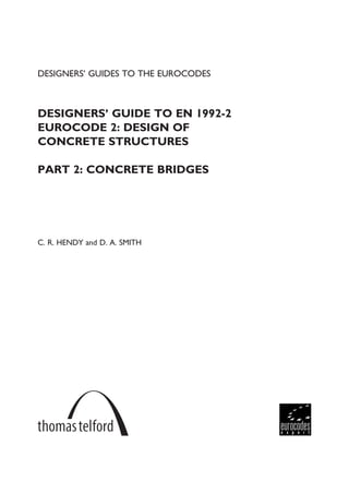 Designers Guide to En 1992 2 Eurocode 2 Design of Concrete Structures ...