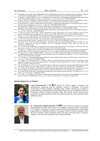 Deep transfer learning for classification of ECG signals and lip images in multimodal biometric ...