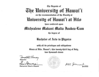 Physics Diploma | PDF
