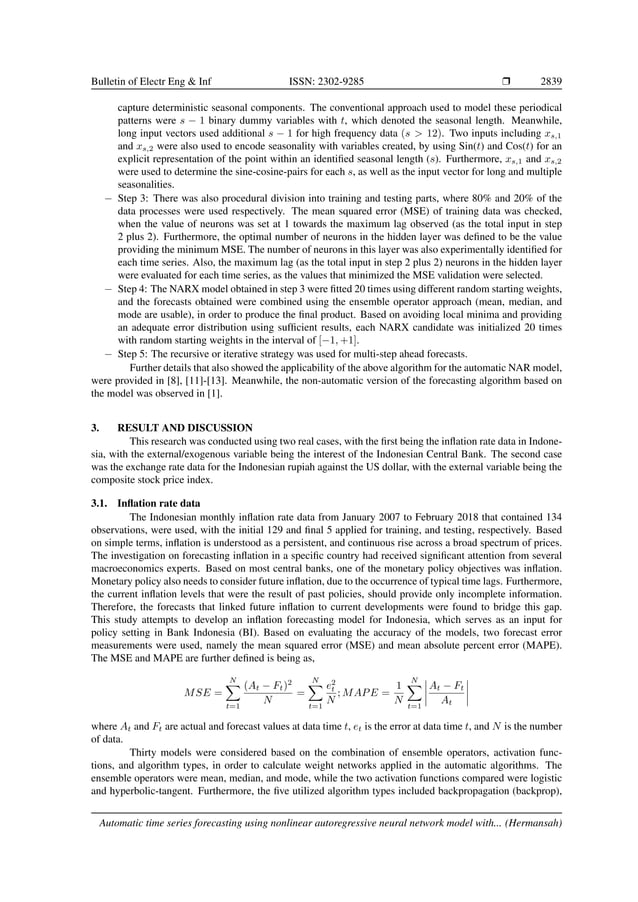 Automatic Time Series Forecasting Using Nonlinear Autoregressive Neural