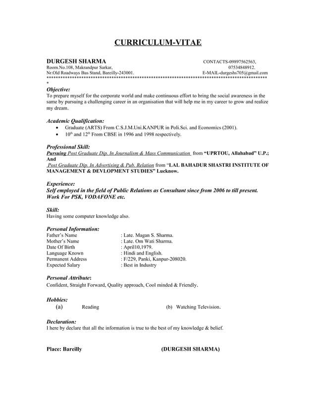 original cv (1) | DOC