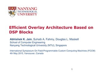 fccm2015-jain-presentation | PPT