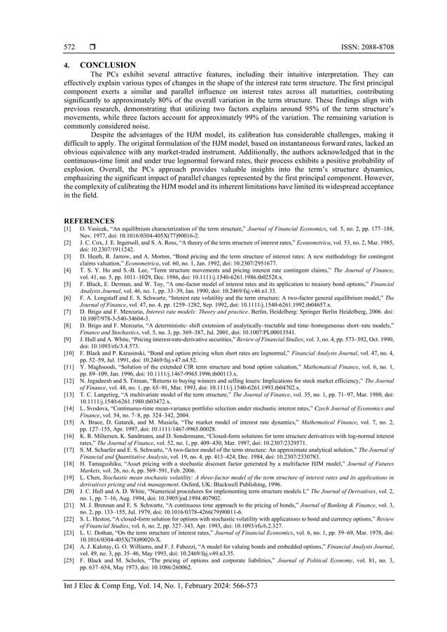 Multifactorial Heath-Jarrow-Morton model using principal component ...