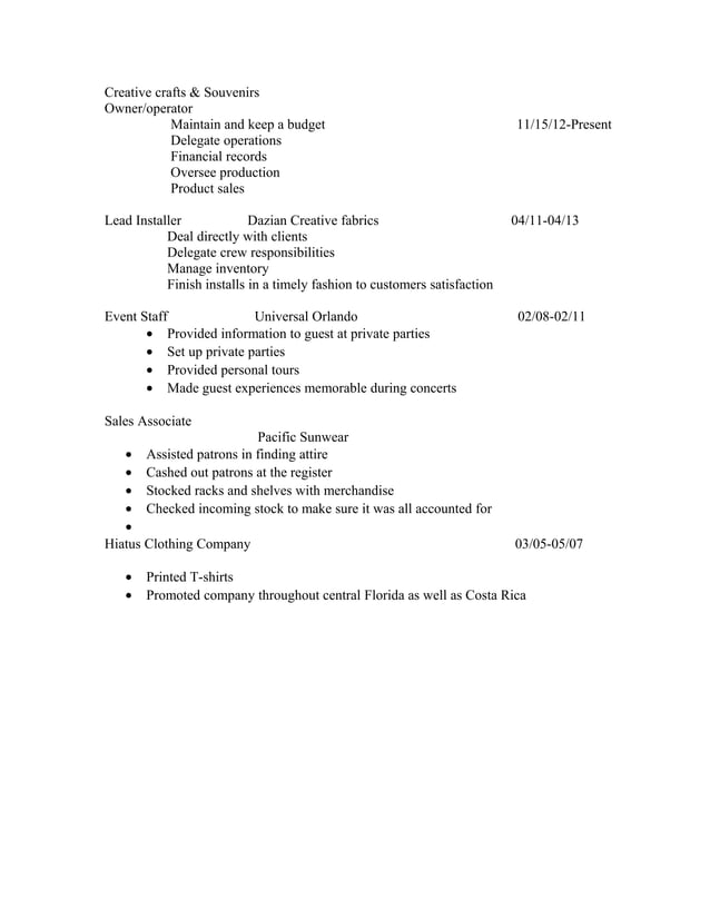 diving resume | PDF