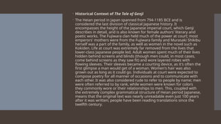 THE TALE OF GENJI THE DRAMA THE MOVIE THE STORY | PPTX