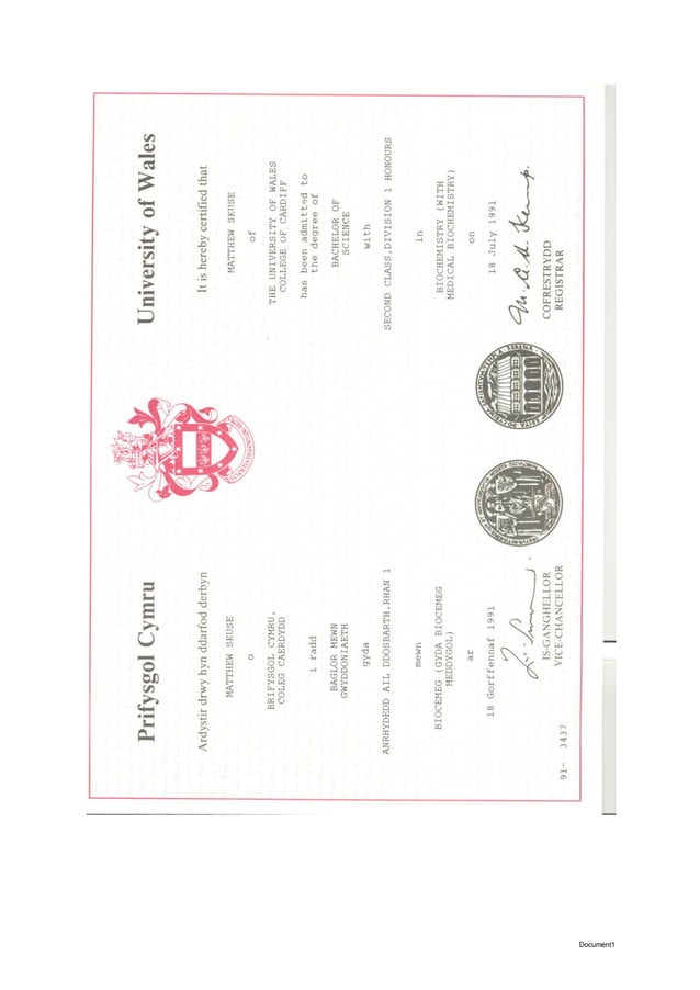 University of Wales Cert | PDF