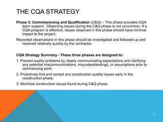 EPC Construction CQA Program | PPT