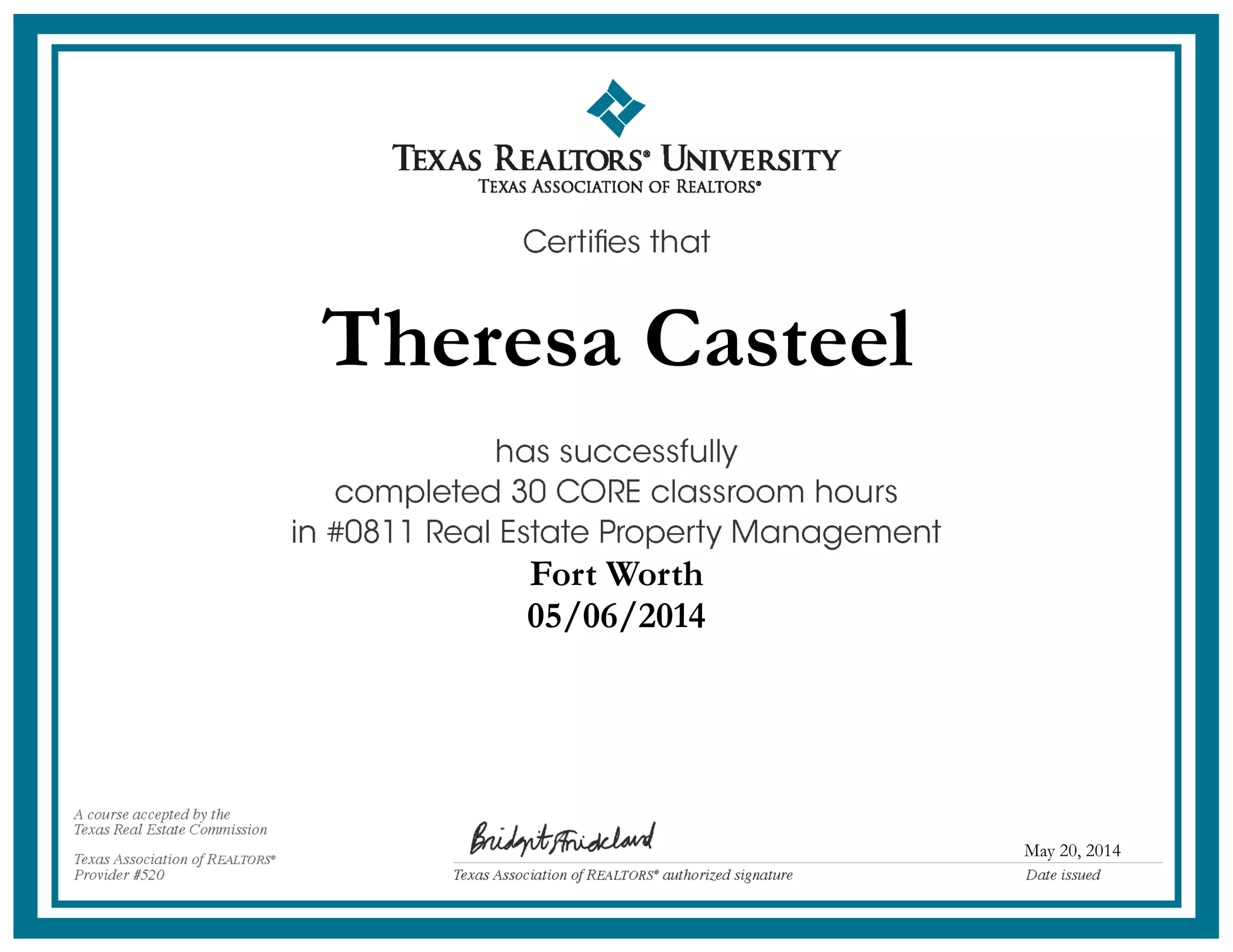 Property Management Certificate | PDF