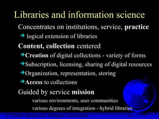 553 what are digital libraries | PPT