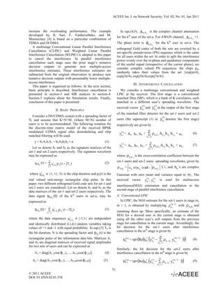 SIR Analysis of Overloaded CDMA System Using Orthogonal Gold Codes | PDF | Computer Networking ...