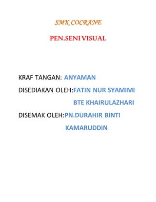 55421048 folio-anyaman | DOCX