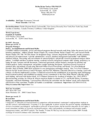 CV and Federal Service 'et al' | DOCX