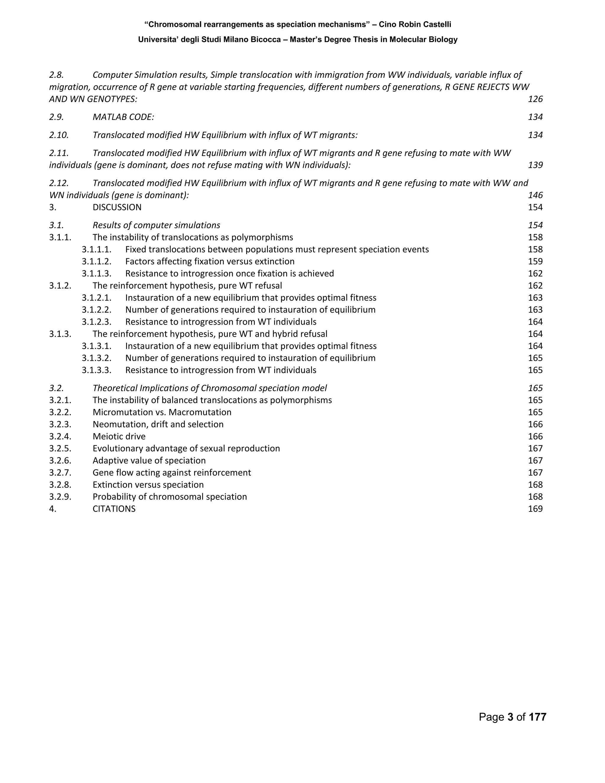 Chromosomal rearrangements as speciation mechanisms - CRC Thesis | PDF