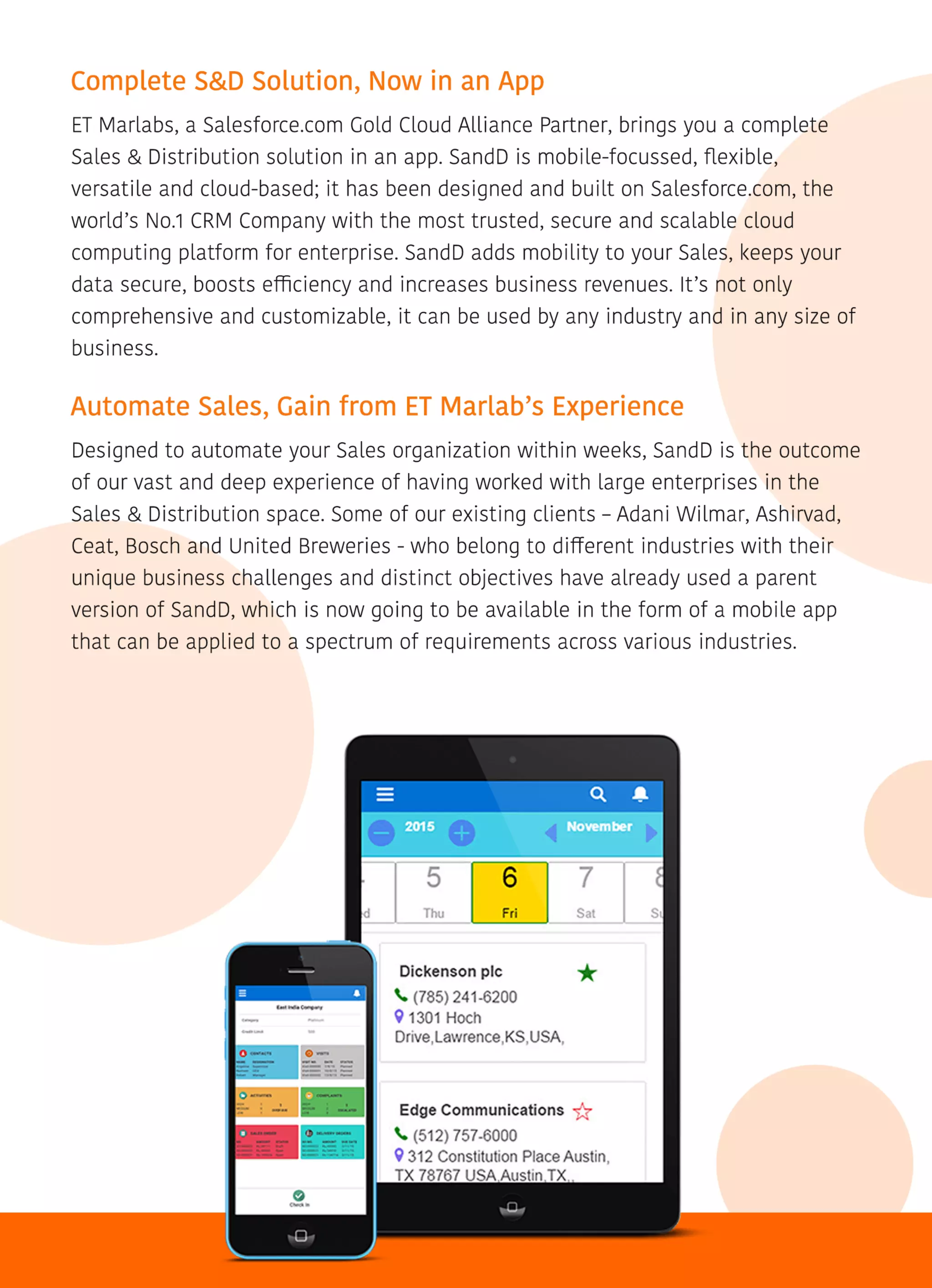 SandD - Product Brochure - Apr 2016 | PDF