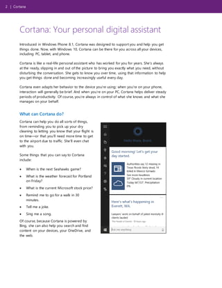 Cortana for Microsoft Windows 10 | DOCX