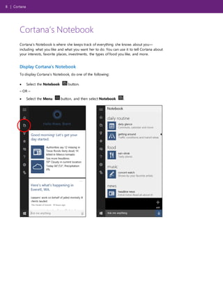 Cortana for Microsoft Windows 10 | DOCX