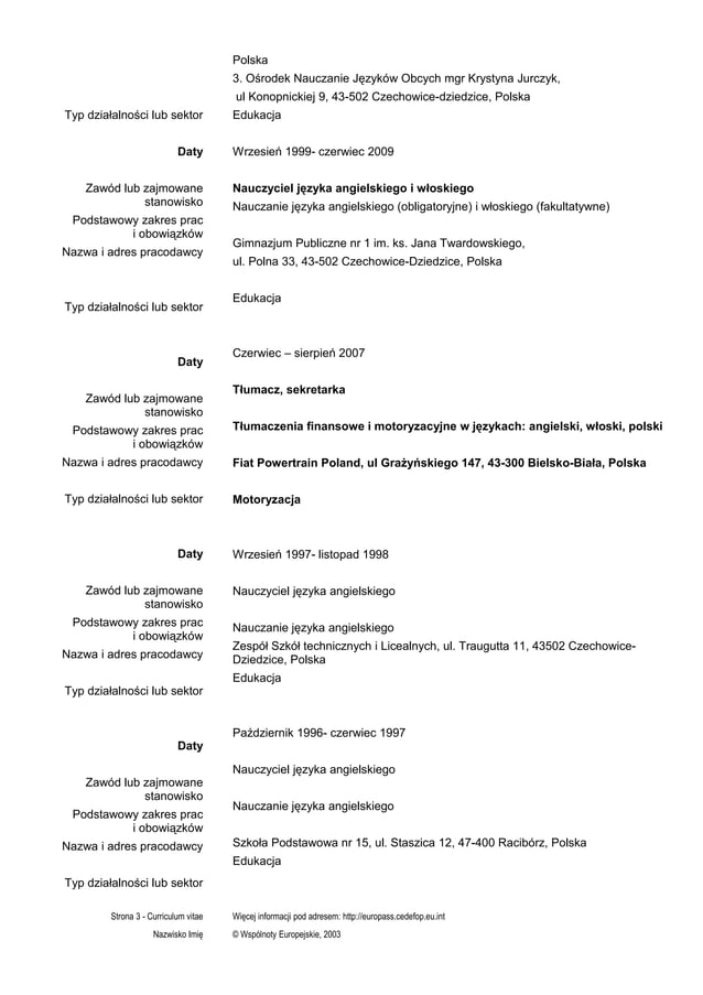 Magdalena Polewska CV PL | DOC